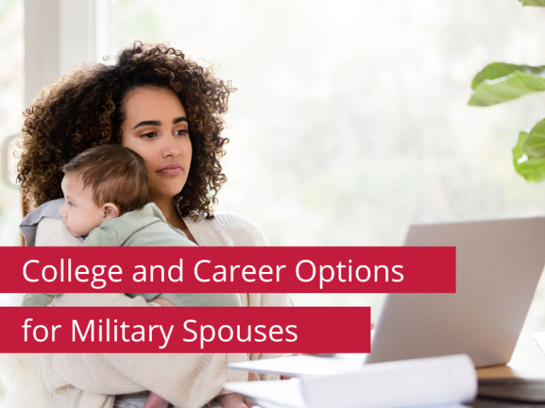 College and Career Options for Military Spouses - Military No Stress PCS